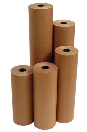 Brown Kraft Paper Kraft Brown Packaging Paper Roll - 600mm X 50m, 80GSM ...